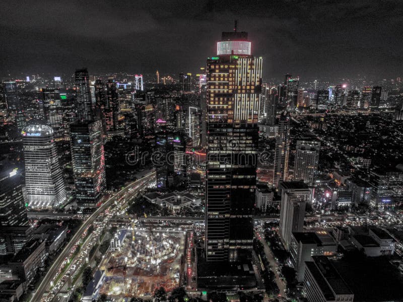 Jakarta Cityscape in Heavy Air Pollution Editorial Photo - Image of ...