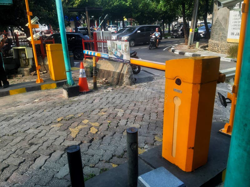 Jakarta, Indonesia - July 26, 2024: Parking Ticket Payment System ...