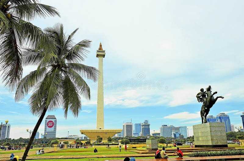 Jakarta editorial photography. Image of monas, asian - 72240532
