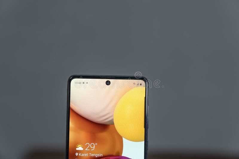 Infinity-O Display Samsung Galaxy A51 Editorial Stock Photo - Image of ...