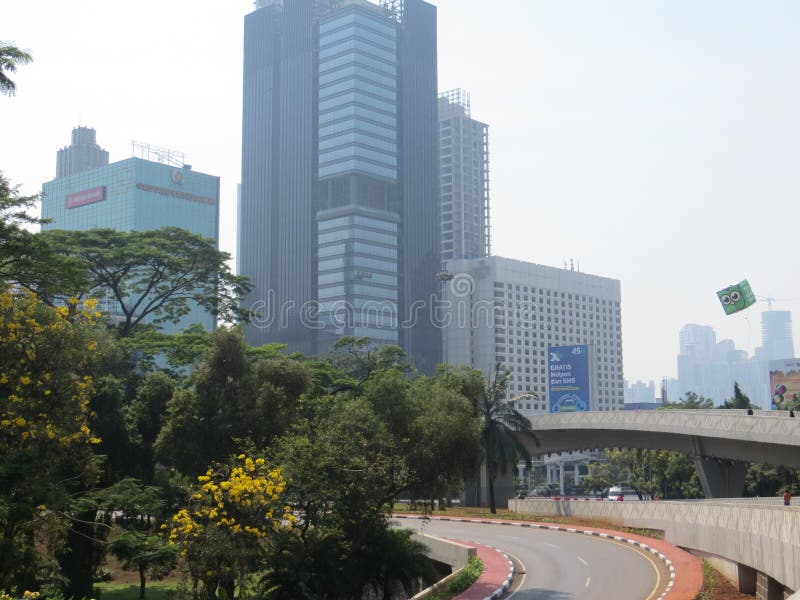 Semanggi Interchange, Jakarta Editorial Stock Image - Image of outdoor ...