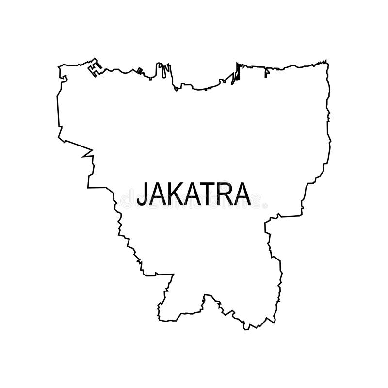 Peta Jakarta Vector