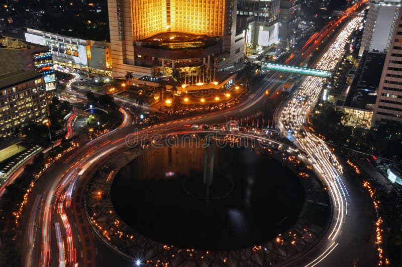 Jakarta night stock photo. Image of city, hotel, jakarta - 20164662