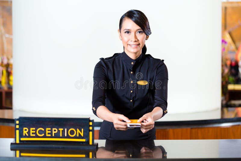 Reception stock image. Image of girl, receptionist, lobby - 2397547