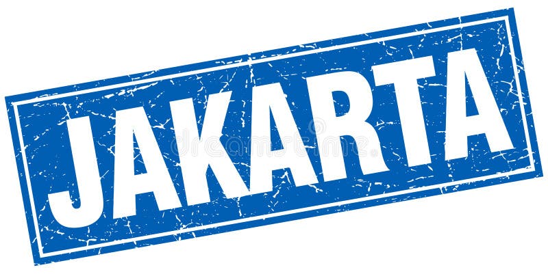 Jakarta stamp stock vector. Illustration of destination - 124942282