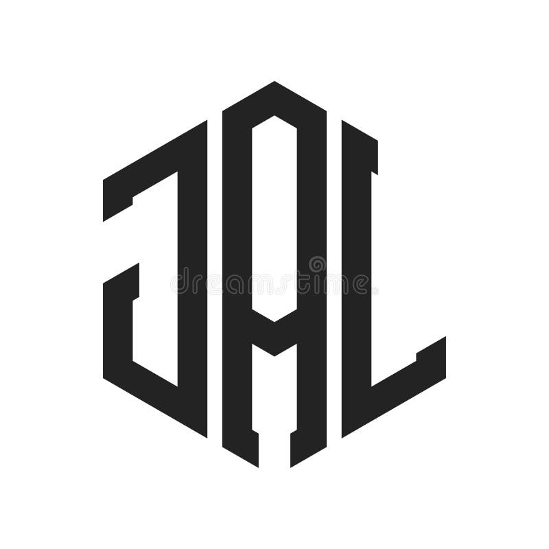 JAL Logo Design. Initial Letter JAL Monogram Logo Using Hexagon Shape ...