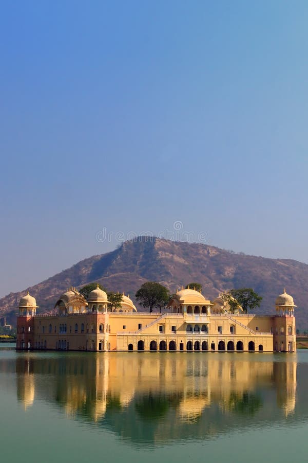 Jal Mahal stock image. Image of architectural, rajput - 9996497