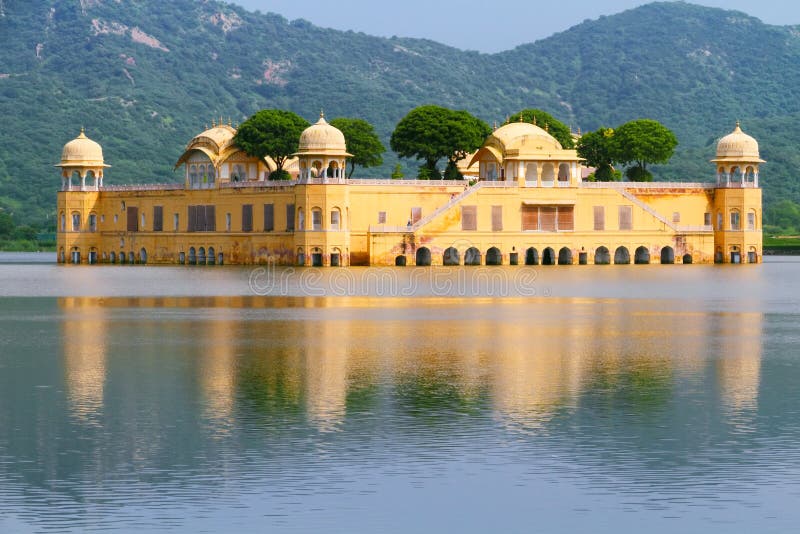 Jal Mahal in Jaipur stock photo. Image of india, water - 26785572
