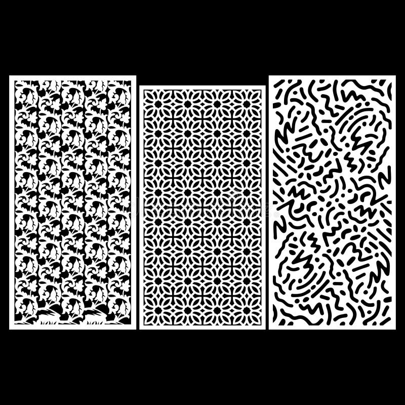 Jali Pattern Design Modern Vector Part 18 Stock Vector - Illustration ...