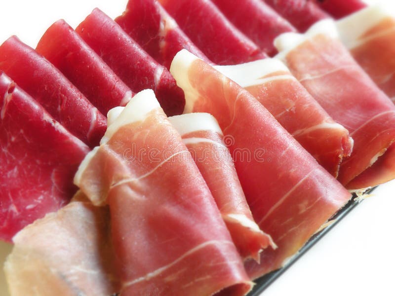 Jamón italiano imagen de archivo. Imagen de alimento - 18001017