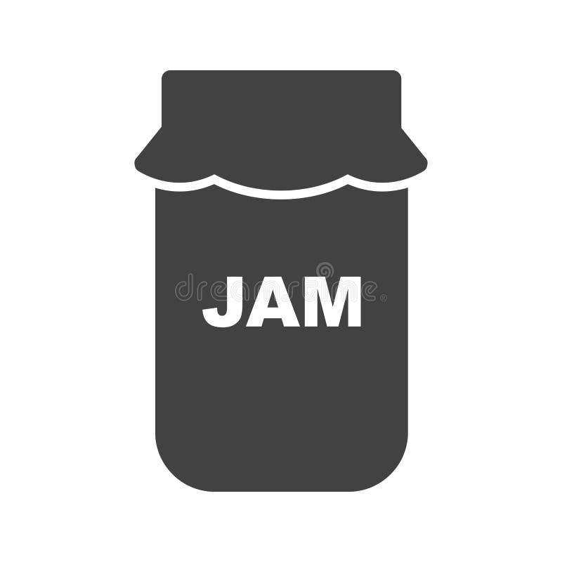 Jam Bottle stock vector. Illustration of fruit, food - 88897329