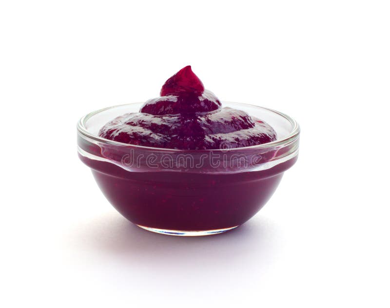Jam in the bowl stock image. Image of healthy, delicious - 117928277