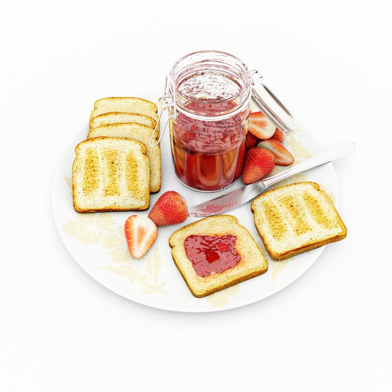 Jam and bread stock photo. Image of life, coffee, grapes - 26655182