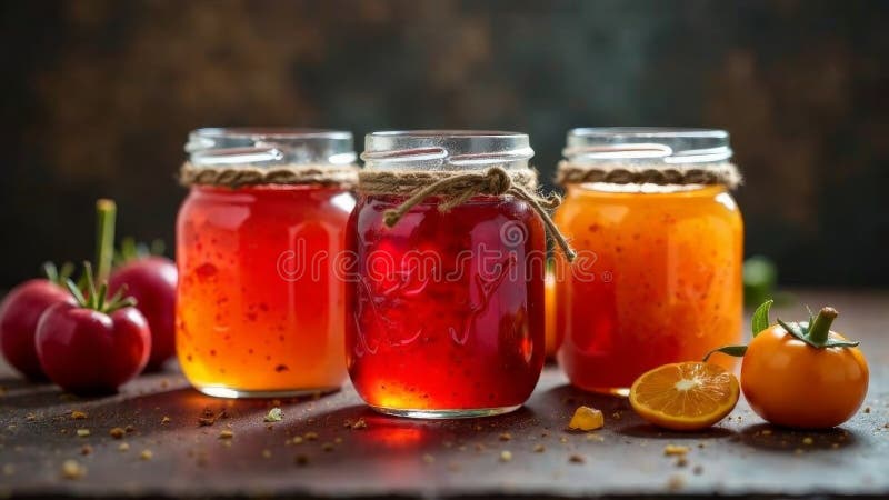 Jam of Different Types Stands on a Wooden Table Stock Photo - Image of ... Jam of Different Types Stands on a Wooden Table Stock Photo - Image of ...