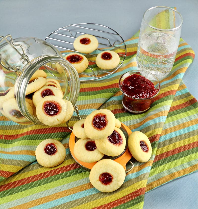 Jam Drops stock image. Image of scrumptious, biscuits - 14958505