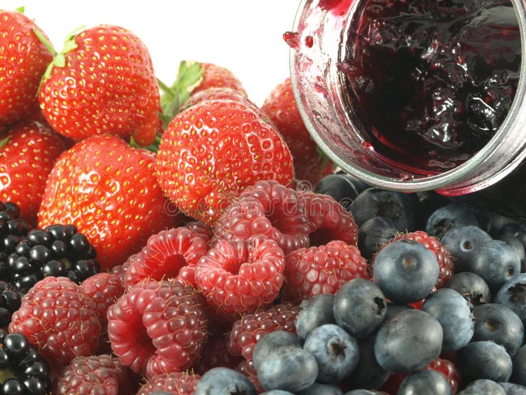 Jam with forest fruits stock photo. Image of tasty, freshness - 11342544