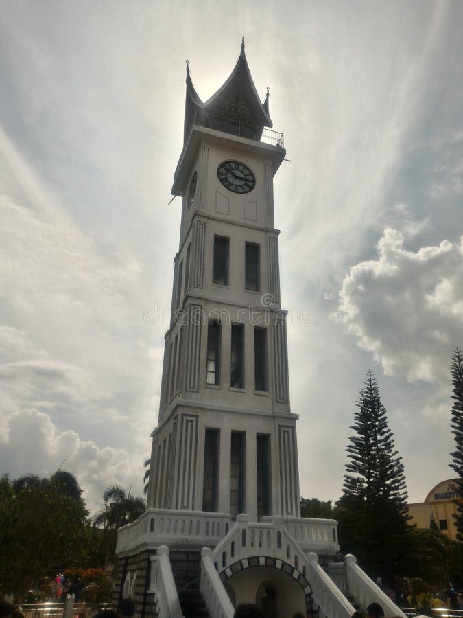 Jam gadang stock image. Image of gadang, sumatera, bukittingiwest ...
