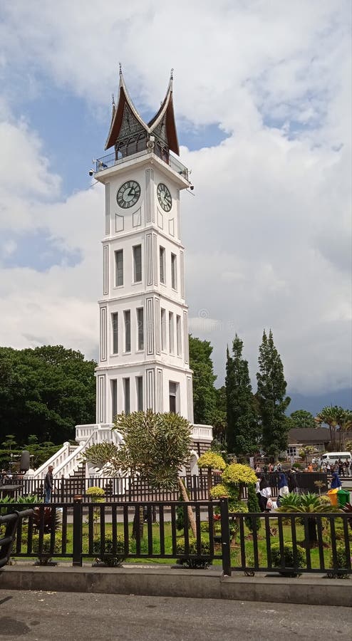 Jam Gadang Landmark Bukittinggi Sumatera Barat Stock Image - Image of ...