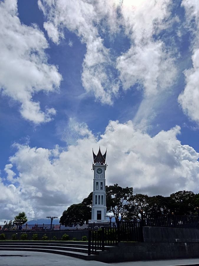Jam gadang stock photo. Image of watch, gadang, indinesia - 265471520