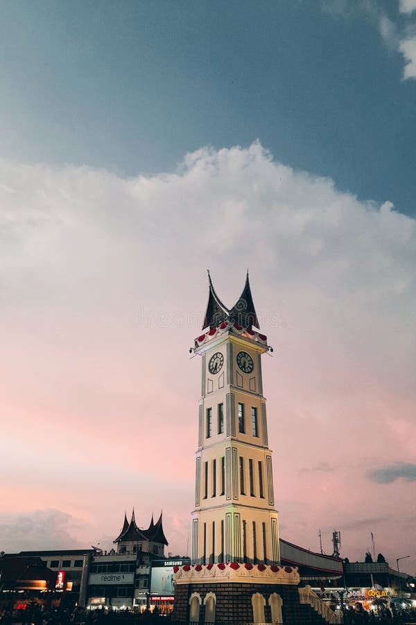 Jam Gadang that Located in Bukittinggi Editorial Image - Image of ...