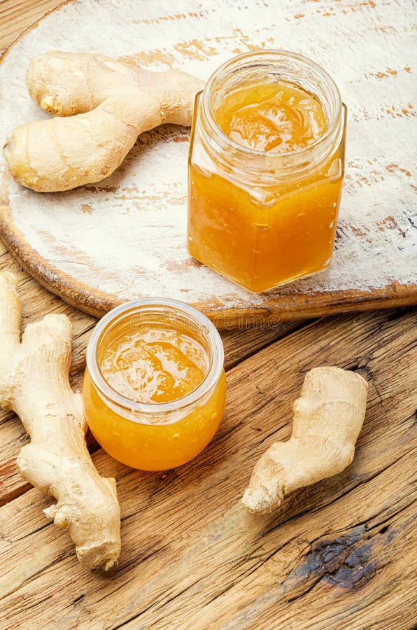 Jam from ginger stock photo. Image of aroma, canned - 156616388