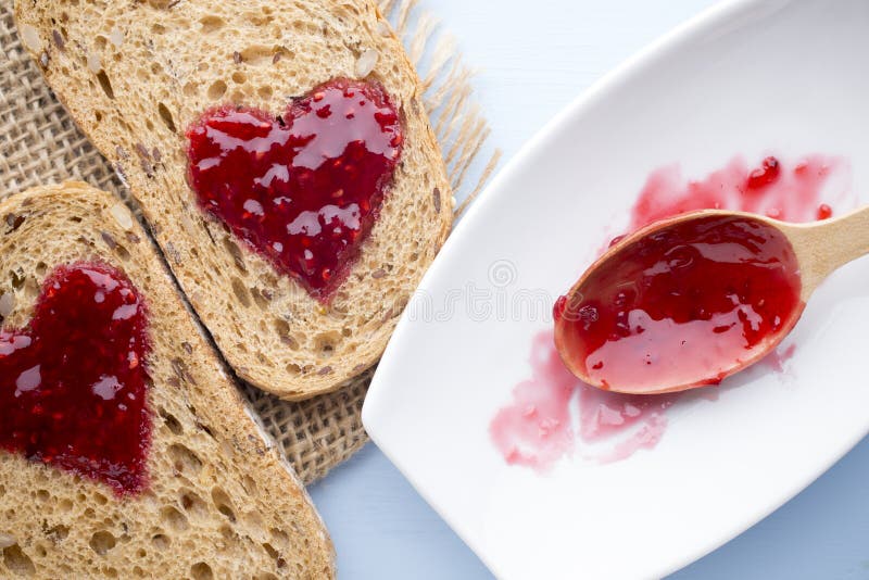 Jam. stock image. Image of portion, strawberry, butter - 53022833