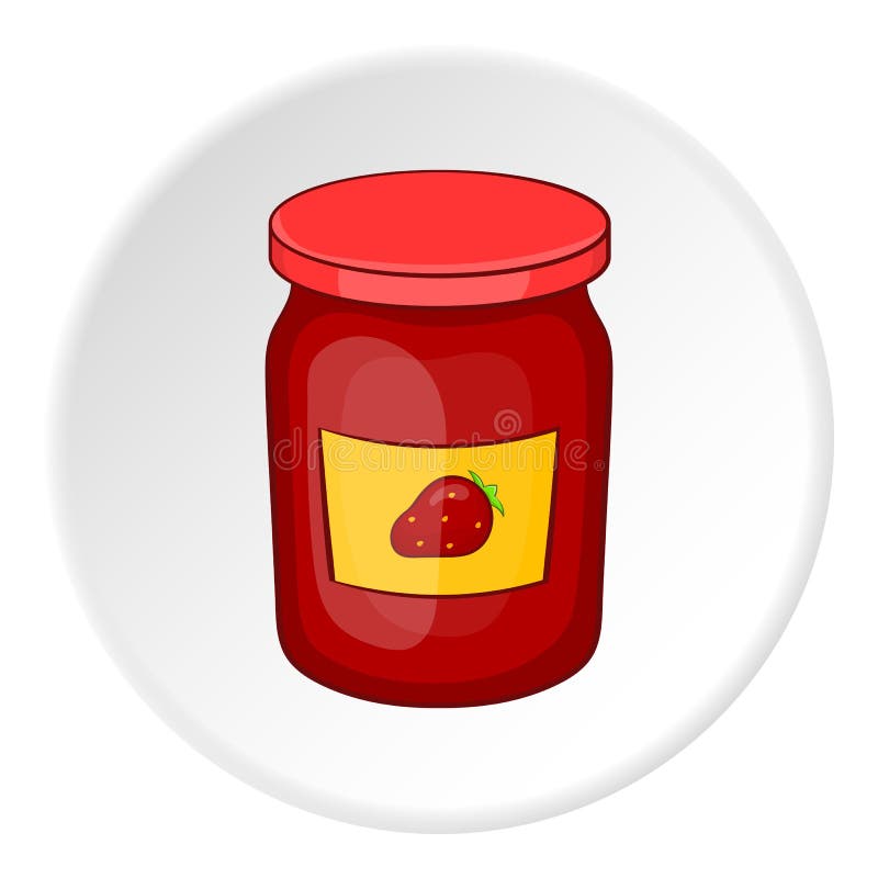 Jam icon, cartoon style stock vector. Illustration of food - 79267630