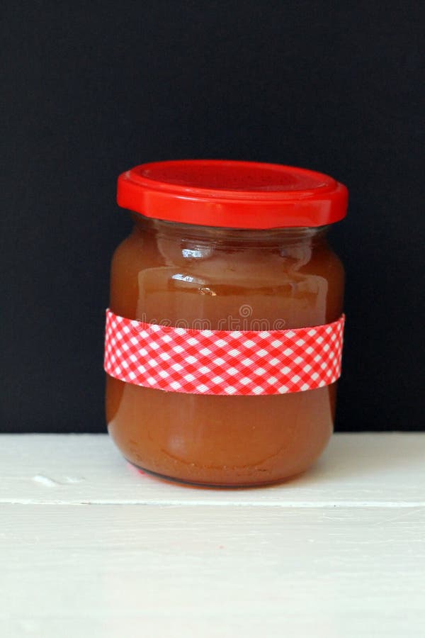 Jam in jar stock image. Image of bright, glass, marmelade - 39822813