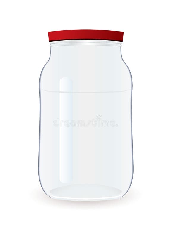 Empty Transparent Glass Jam Jar Stock Illustrations – 1,442 Empty ...