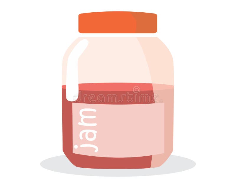 Jam jar stock vector. Illustration of pack, package, butter - 70326892