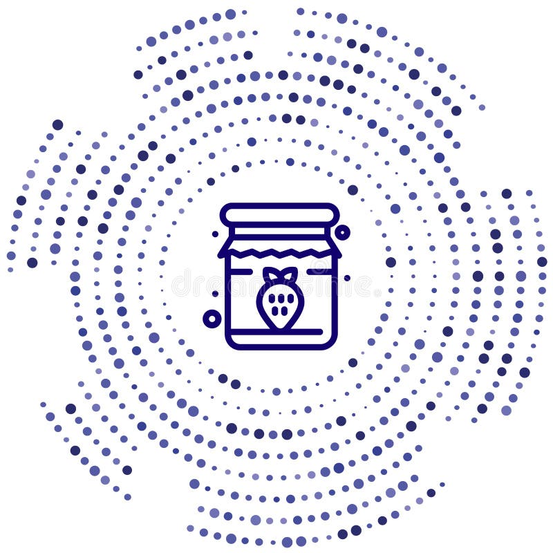 Jam Jar Vector Icon. Jam Jar Editable Stroke. Jam Jar Linear Symbol for ...