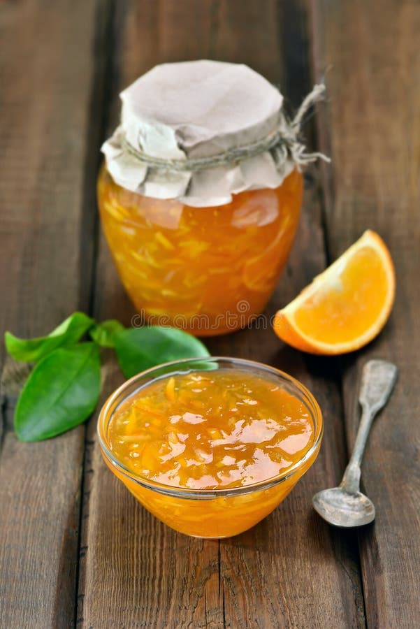 Jam from orange fruits stock photo. Image of fruit, gourmet - 55186936