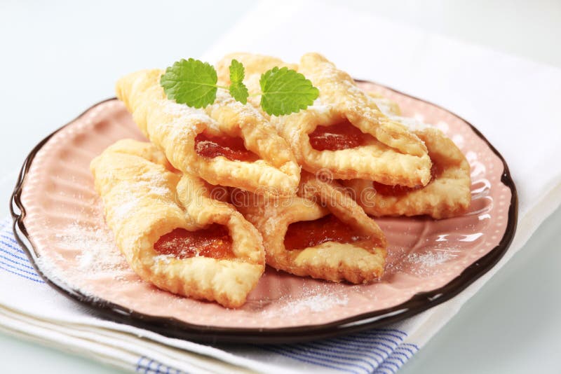 Jam pastries stock image. Image of closeup, dessert, snack - 21793205