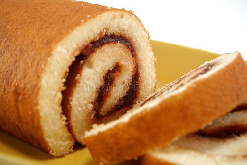 Jam Roll 2 stock photo. Image of sliced, dessert, tooth - 3099798