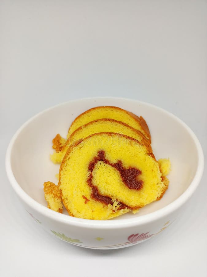 Jam roll cakes stock photo. Image of decorated, fancy - 271502698