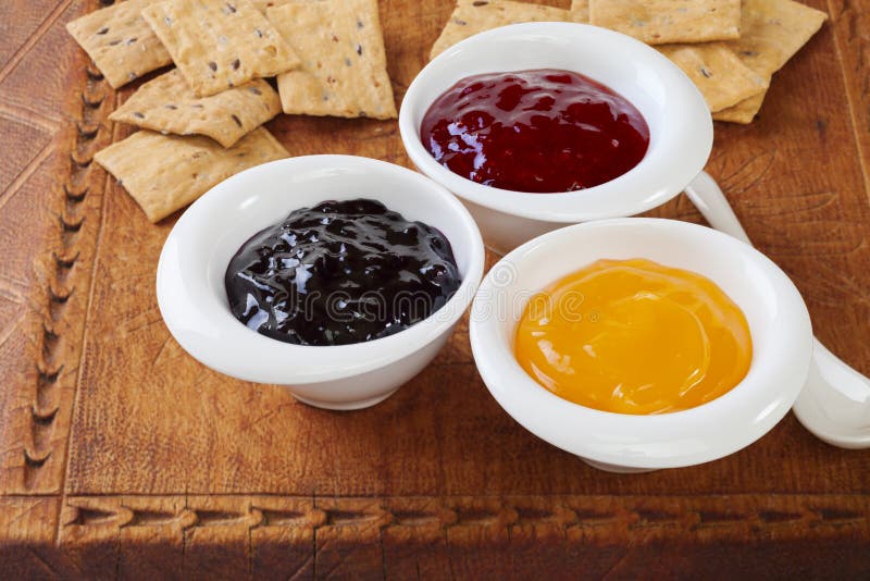 Jam Selection for Tasting stock photo. Image of tasting - 25551740