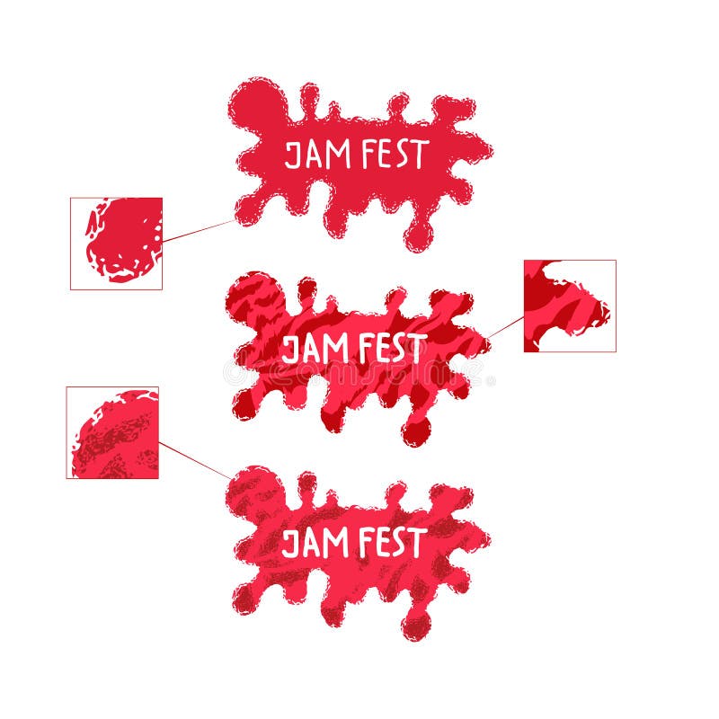 Jam Splash. Liquid Logo Element. Logotype Style Stock Vector ...