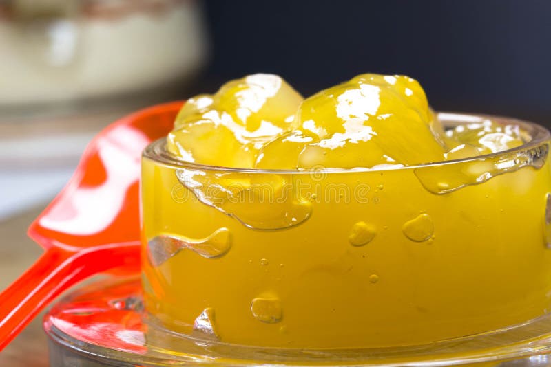 Jam and Spoon - Stock Image Stock Image - Image of lemon, childhood ...