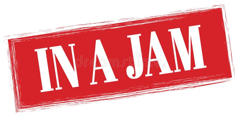 In a JAM Text Written on Red Stamp Sign Stock Illustration ...