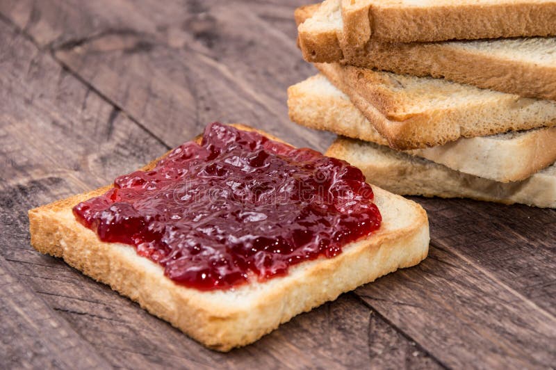 Jam on toast stock image. Image of toast, marmalade, healthy - 32989997
