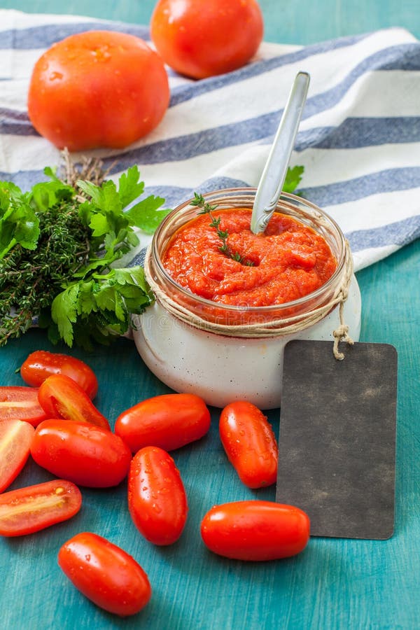 Jam tomato stock image. Image of organic, ingredient - 47820171