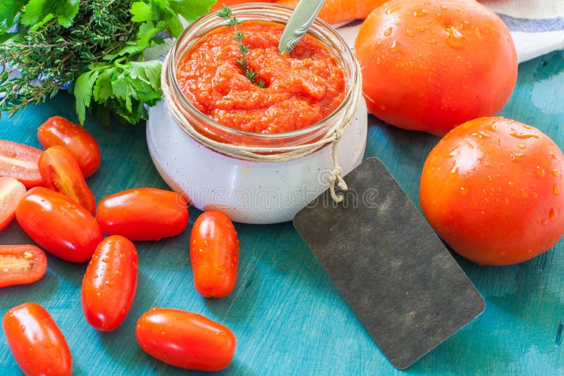Jam tomato stock image. Image of vegetable, food, summer - 47820765