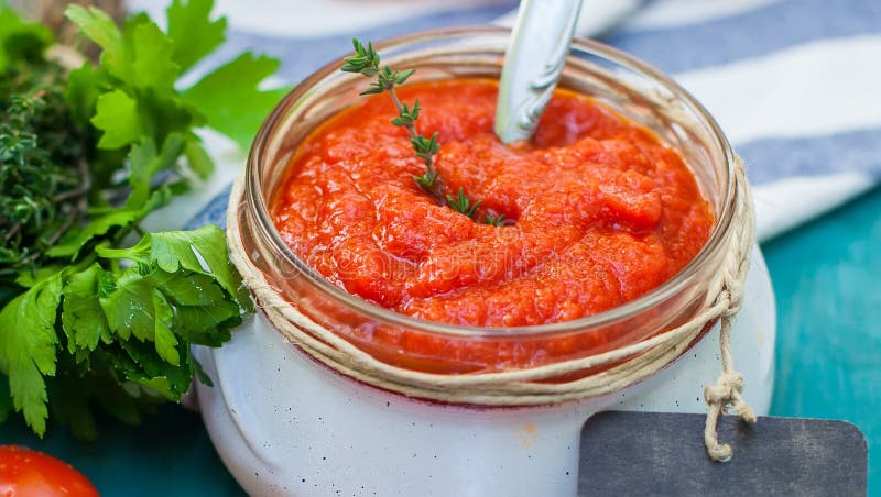 Jam tomato stock photo. Image of traditional, tomato - 47821586