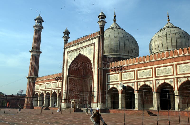 Jama Masjid editorial stock photo. Image of historic - 18705383