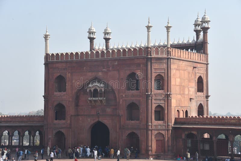 Jama Masjid in Delhi, India Editorial Stock Image - Image of ...