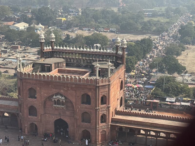 Jama Masjid in Delhi, India Stock Photo - Image of historic, great ...
