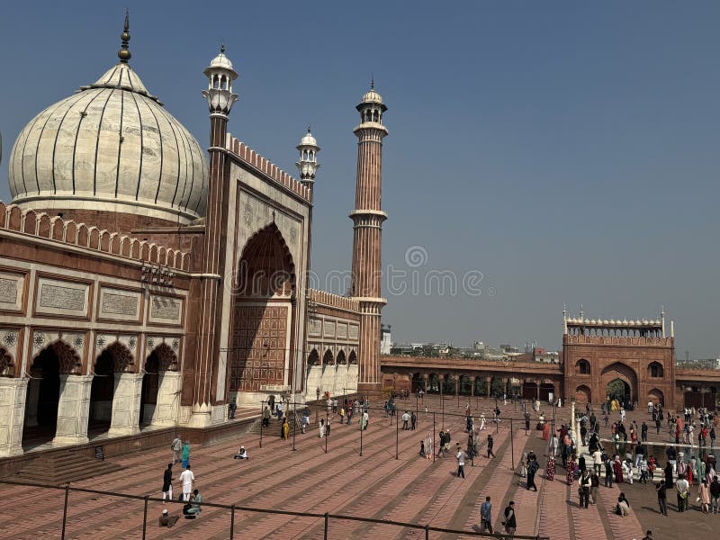 Jama Masjid in Delhi, India Editorial Image - Image of city, building ...