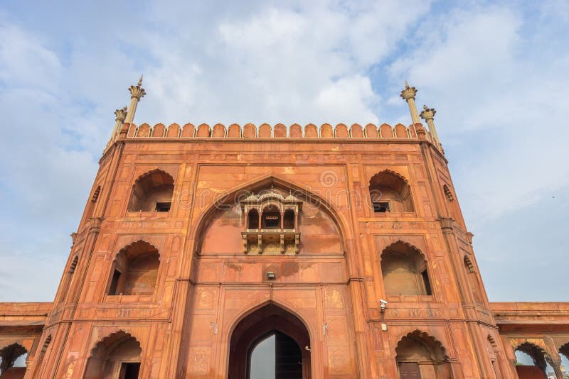 Jama Masjid Gate, New Delhi Stock Photo - Image of detail, asia: 61893400