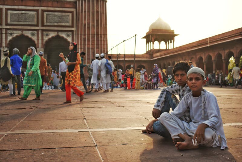 Jama Masjid Landscape editorial stock photo. Image of photograph ...