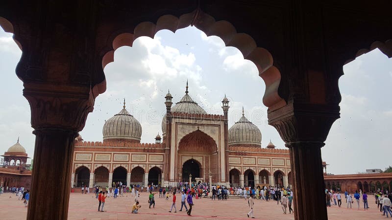 Jama masjid editorial image. Image of monument, jama - 98502465
